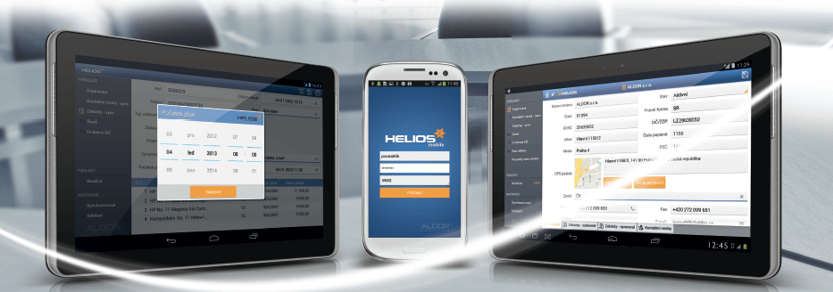 Pracujte s Helios Green ze svého mobilu díky Helios Mobile | Helios.eu